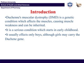 Duchenne's Muscular Dystrophy | PPTX