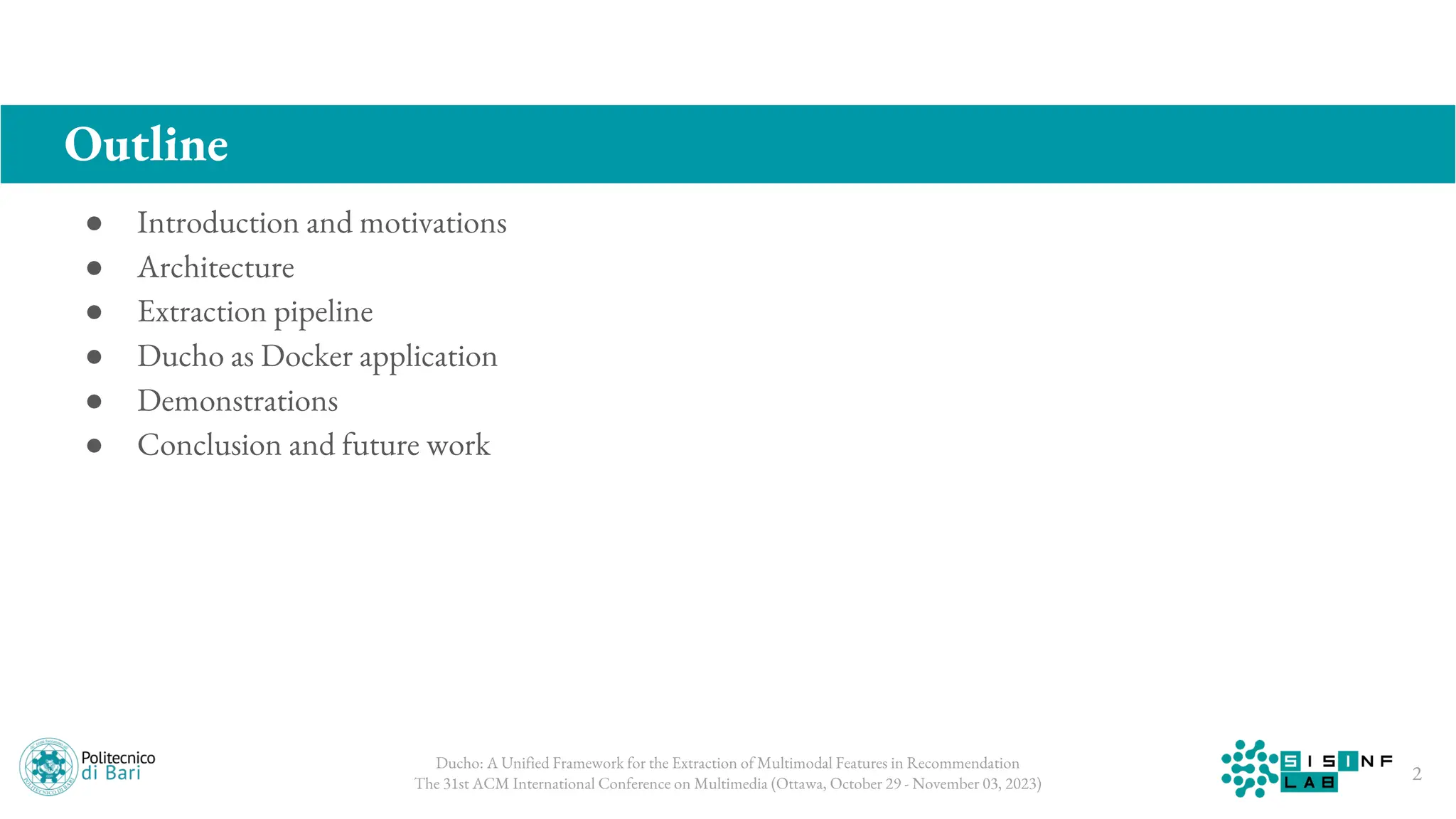 [MM2023] Ducho: A Unified Framework for the Extraction of Multimodal ...