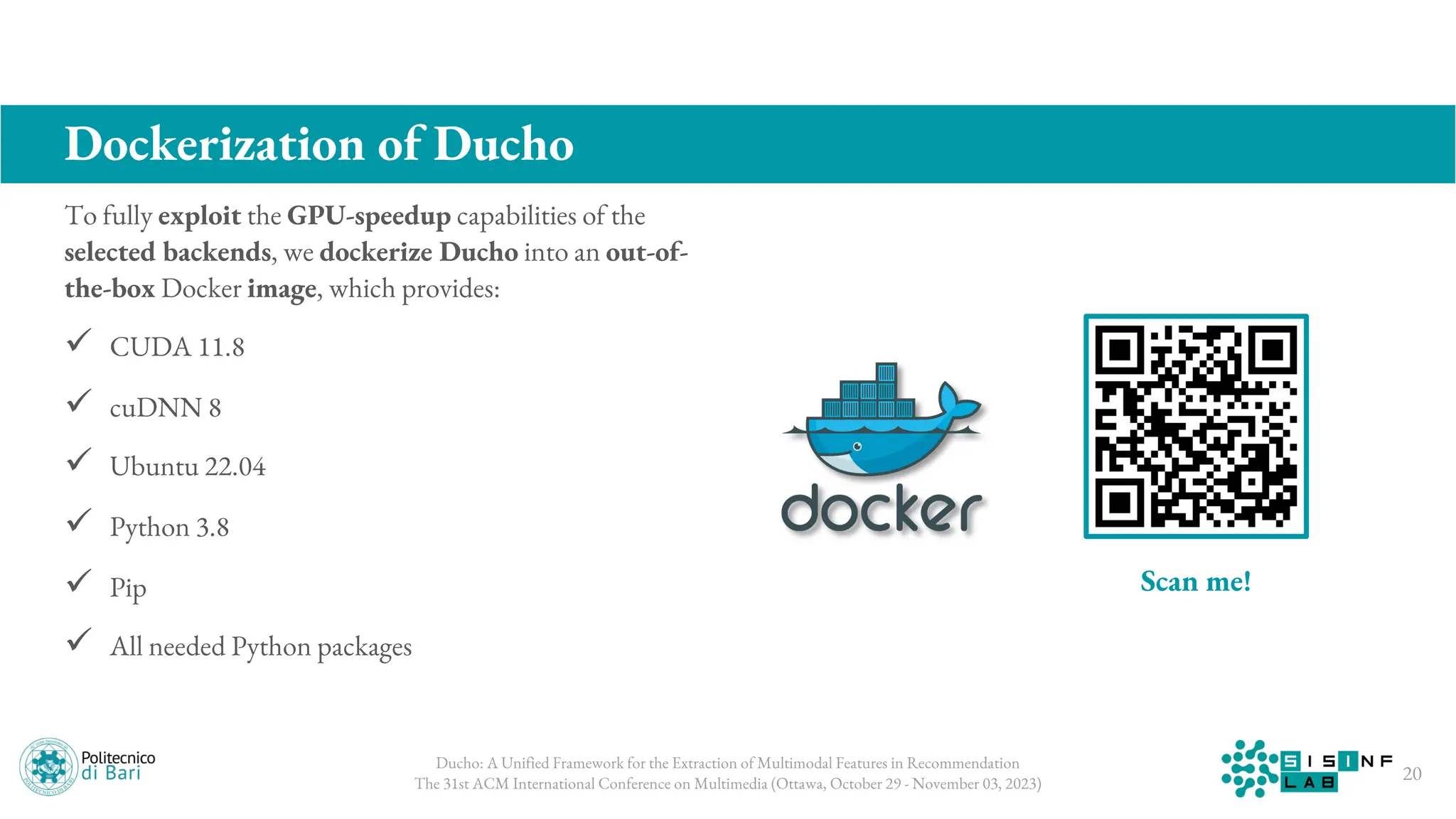 [MM2023] Ducho: A Unified Framework for the Extraction of Multimodal Features in Recommendation ...