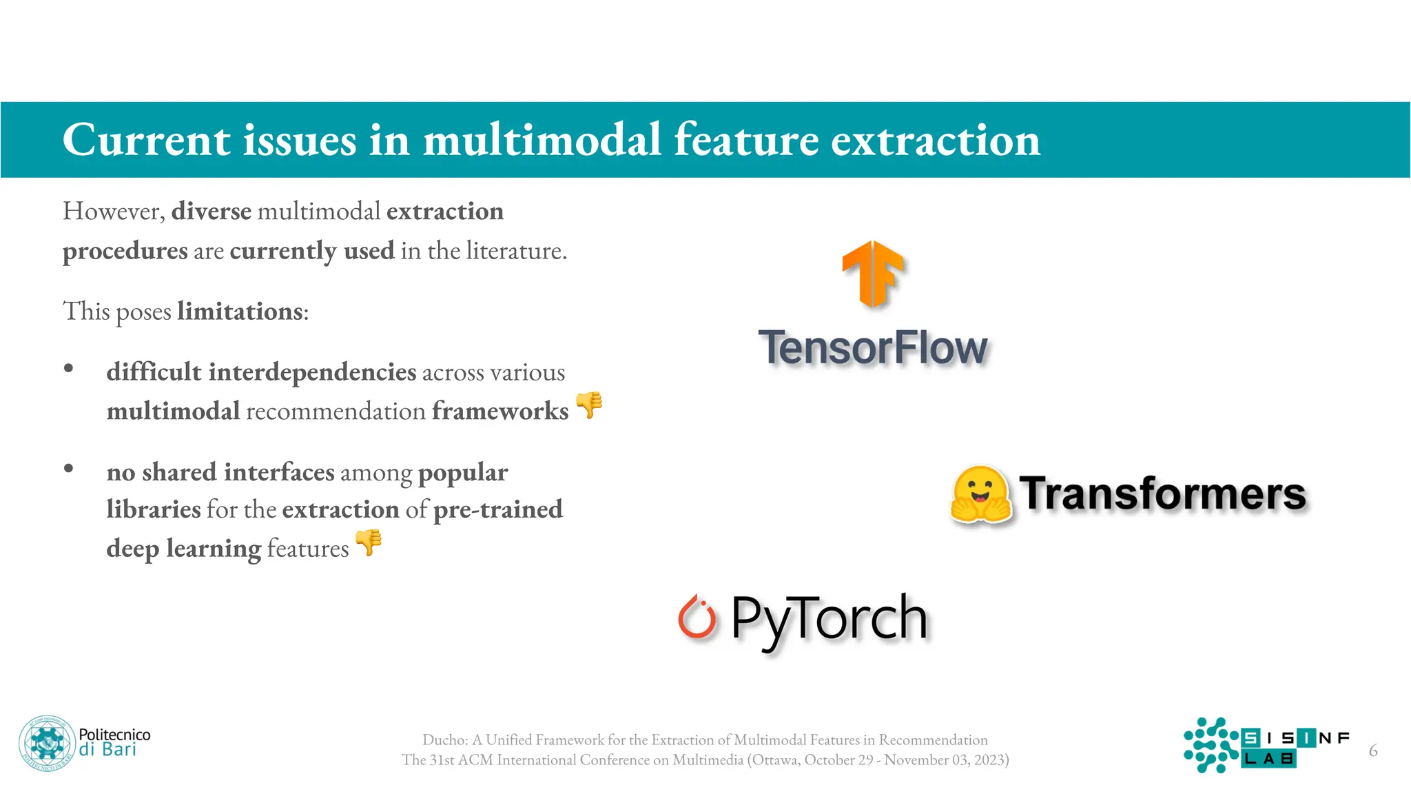 [MM2023] Ducho: A Unified Framework for the Extraction of Multimodal ...