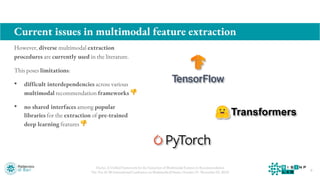 [MM2023] Ducho: A Unified Framework for the Extraction of Multimodal Features in Recommendation ...