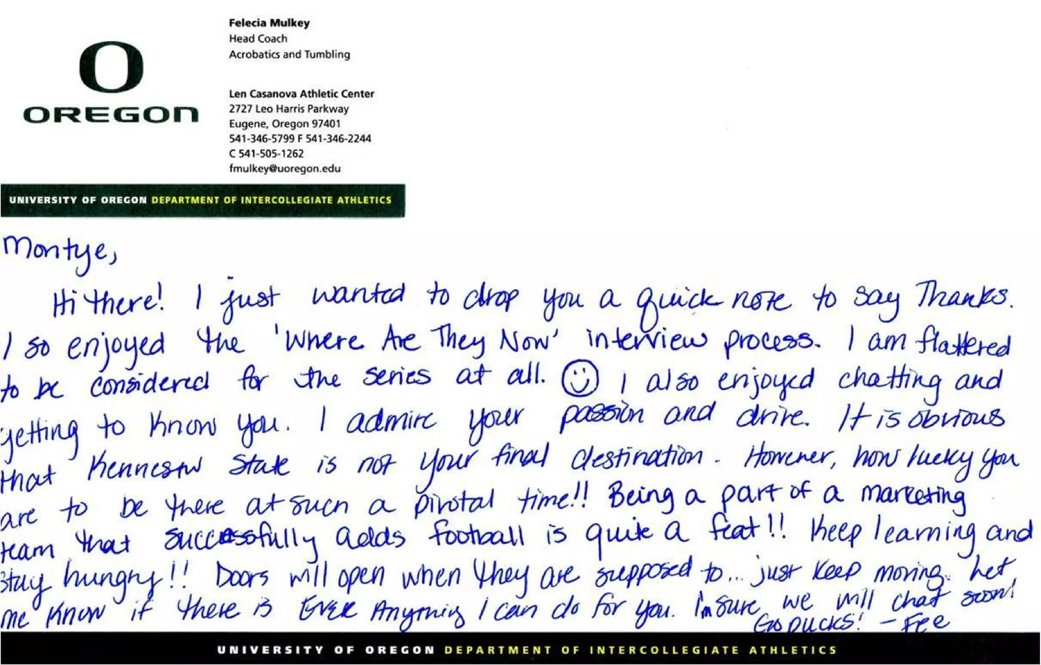 A Quick Note to Say Thanks! | PDF