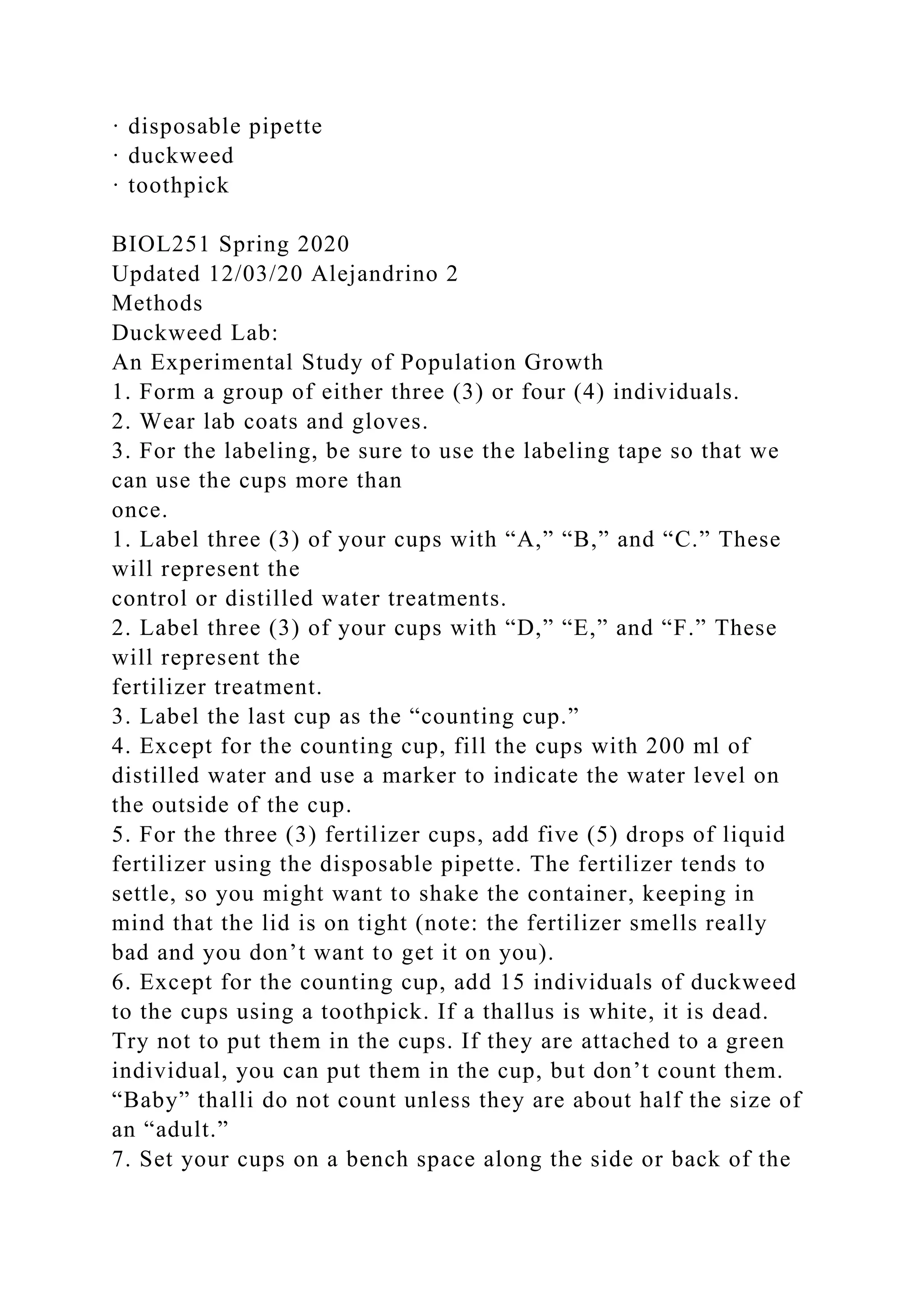 Duckweed LabAn Experimental Study of Population Growth Introd.docx