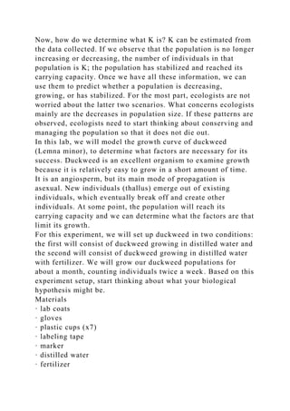 Duckweed LabAn Experimental Study of Population Growth Introd.docx