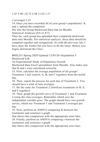 Duckweed LabAn Experimental Study of Population Growth Introd.docx