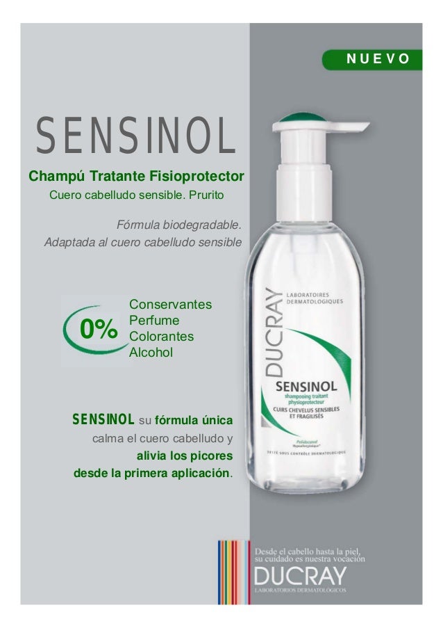Ducray Champú Sensinol Cabello Sensible