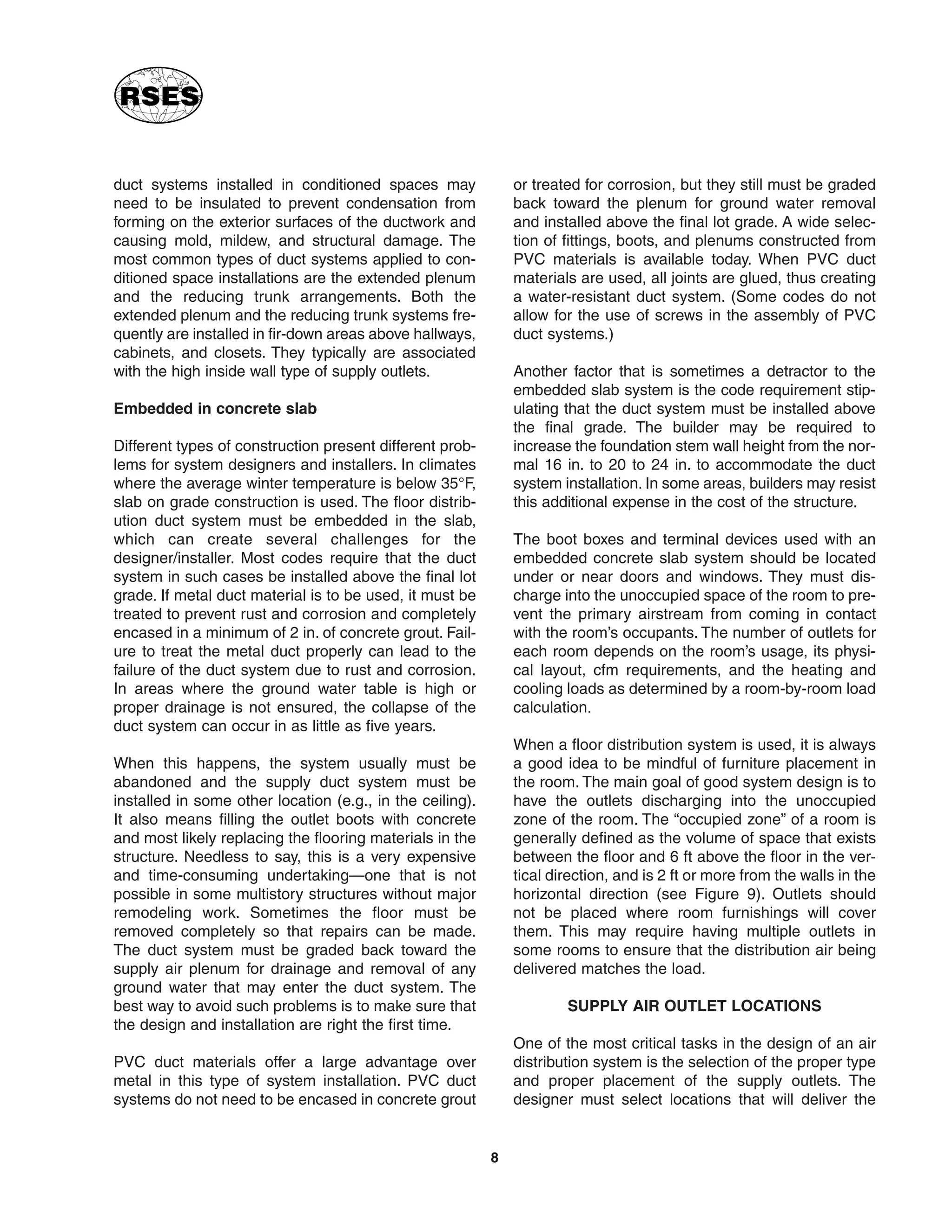 S3 Duct System Design Consideration | PDF