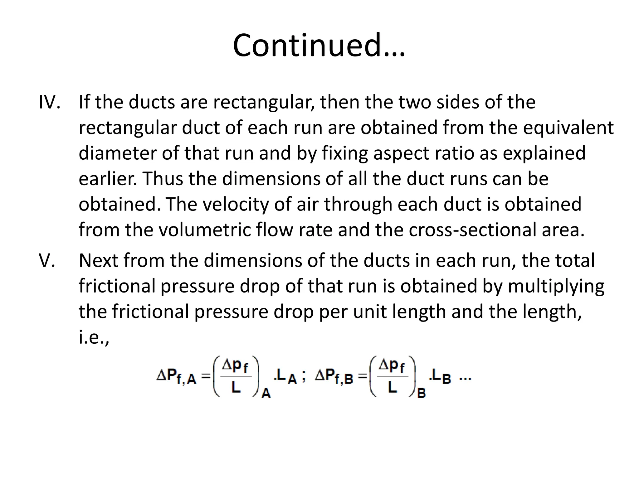 Duct design in HVAC for mechanical engineering degree study material | PDF