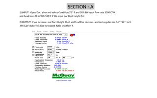 DUCT Design -Equal friction method.pptx