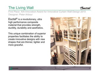 Ductal architecture presentation | UHPC | Precast concrete | PPTX