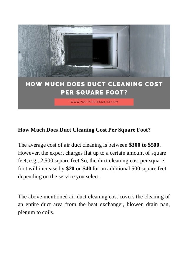 Commercial Ductwork Cost Per Square Foot 2025 www.alhudapk