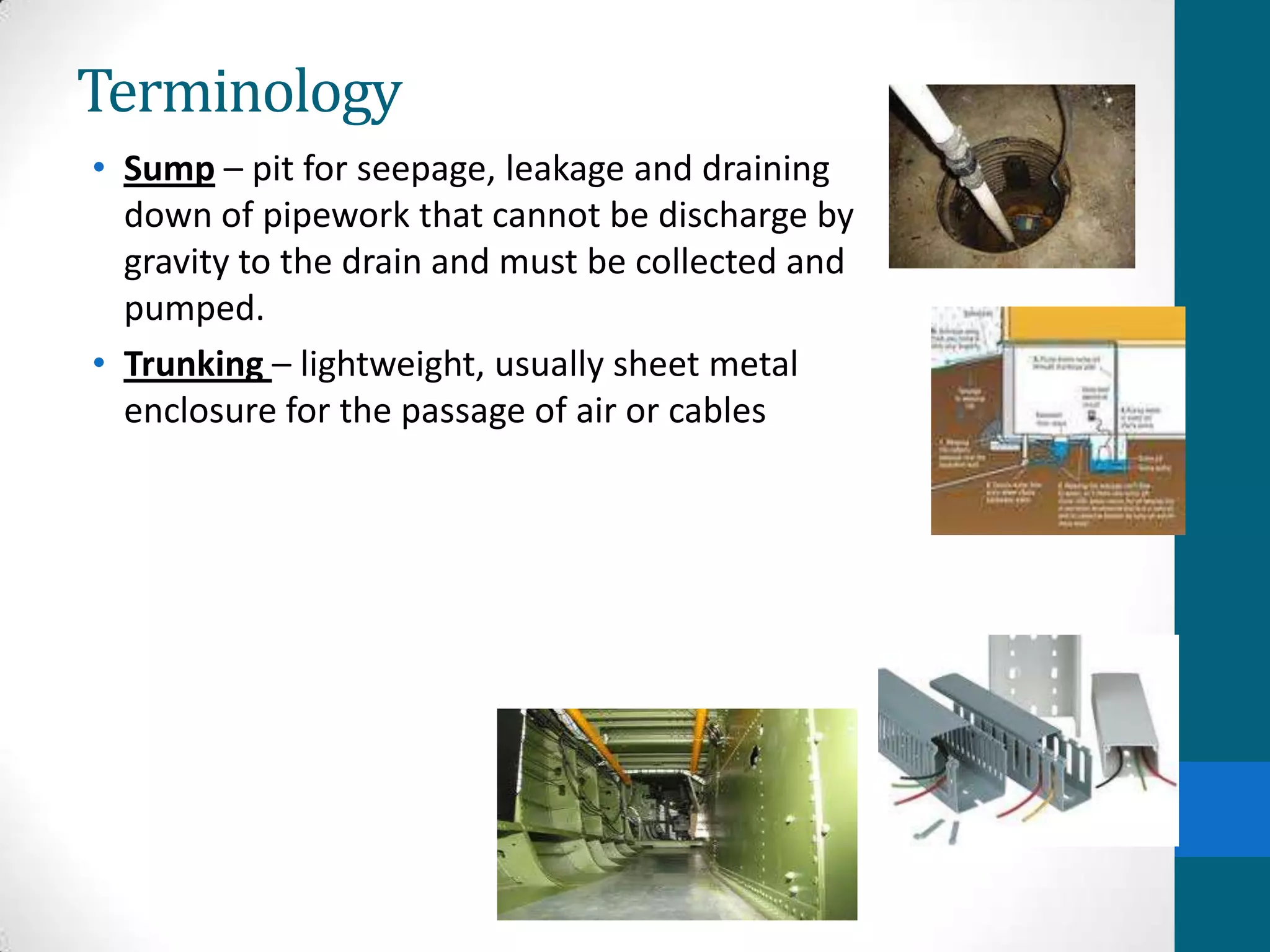 Ducted distribution of services | PPTX