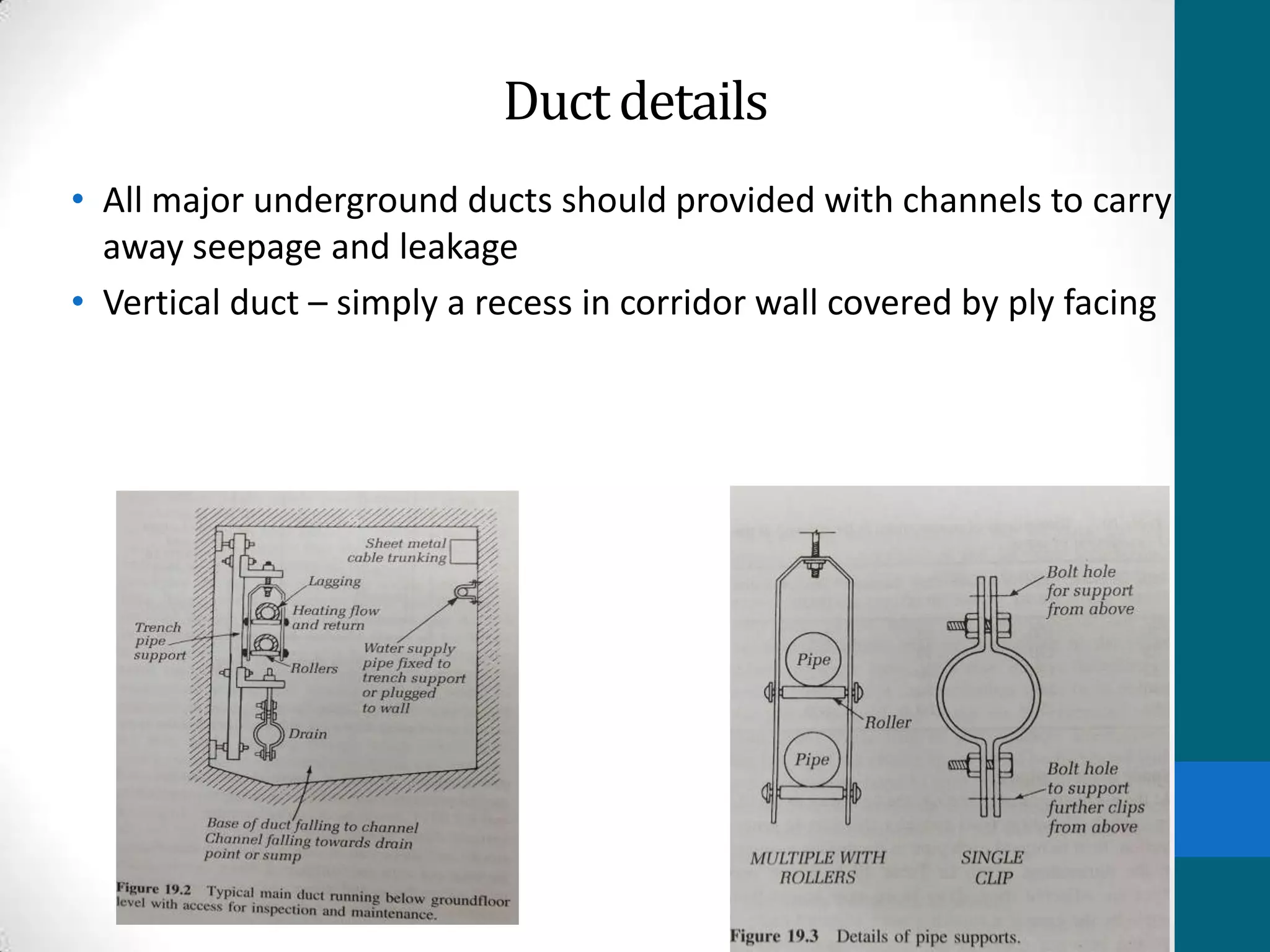 Ducted distribution of services | PPTX