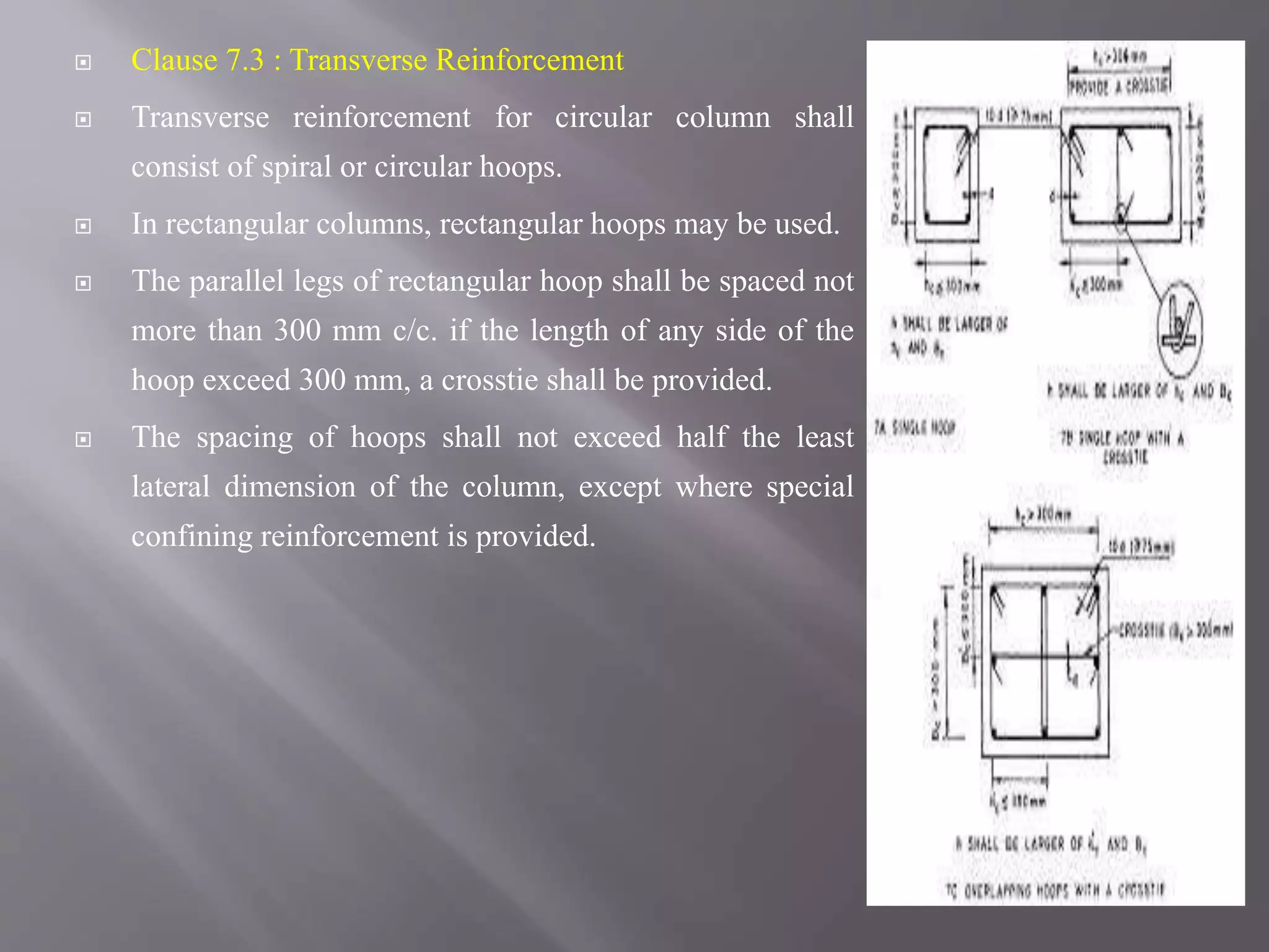 Ductile detailing IS 13920 | PPTX