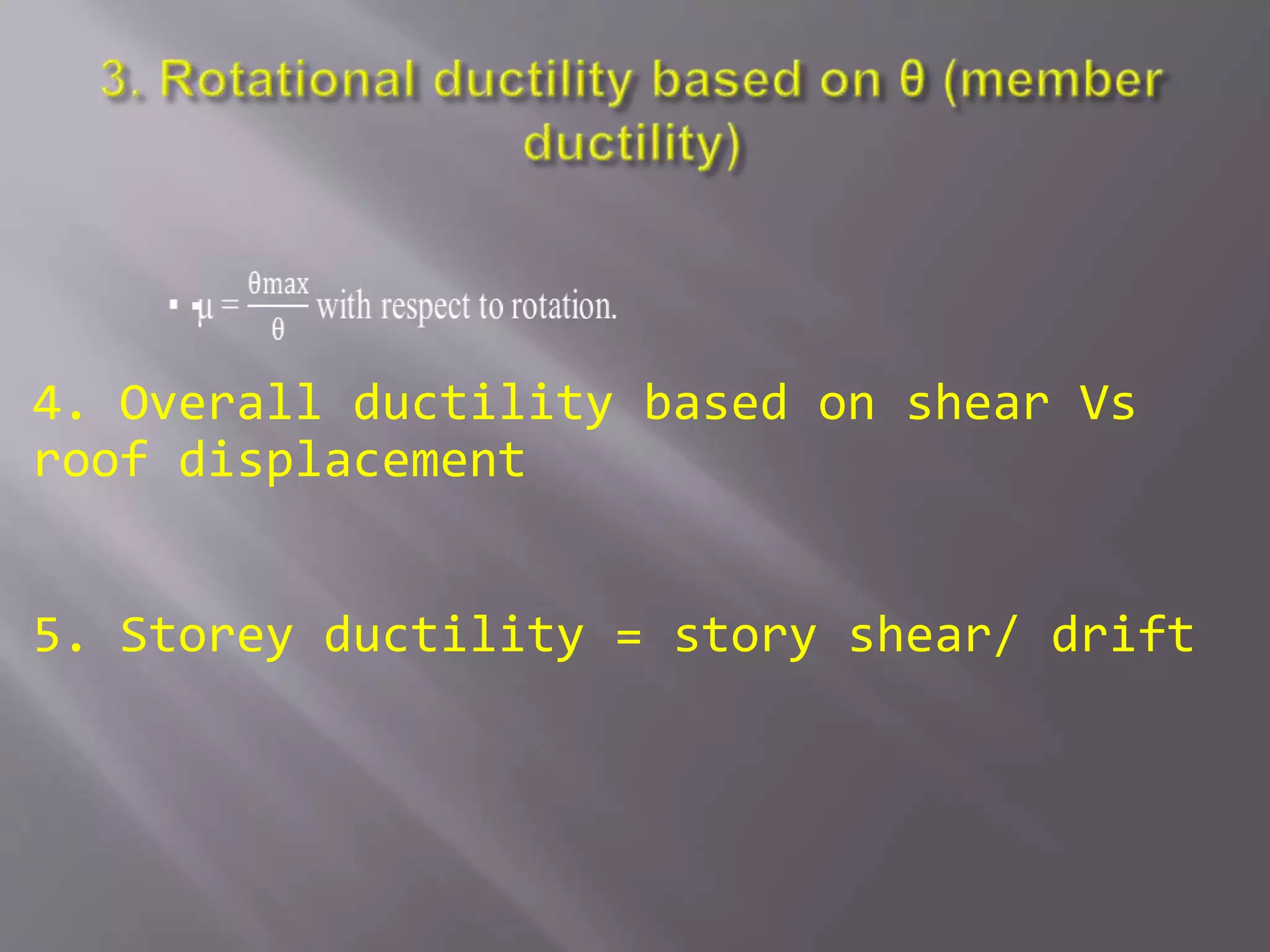 Ductile detailing IS 13920 | PPTX