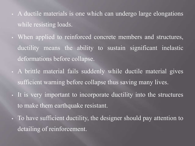 Ductile detailing IS 13920 | PPTX | Civil Engineering Industry | Industries