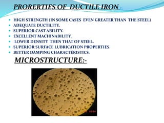Ductile iron | PPTX