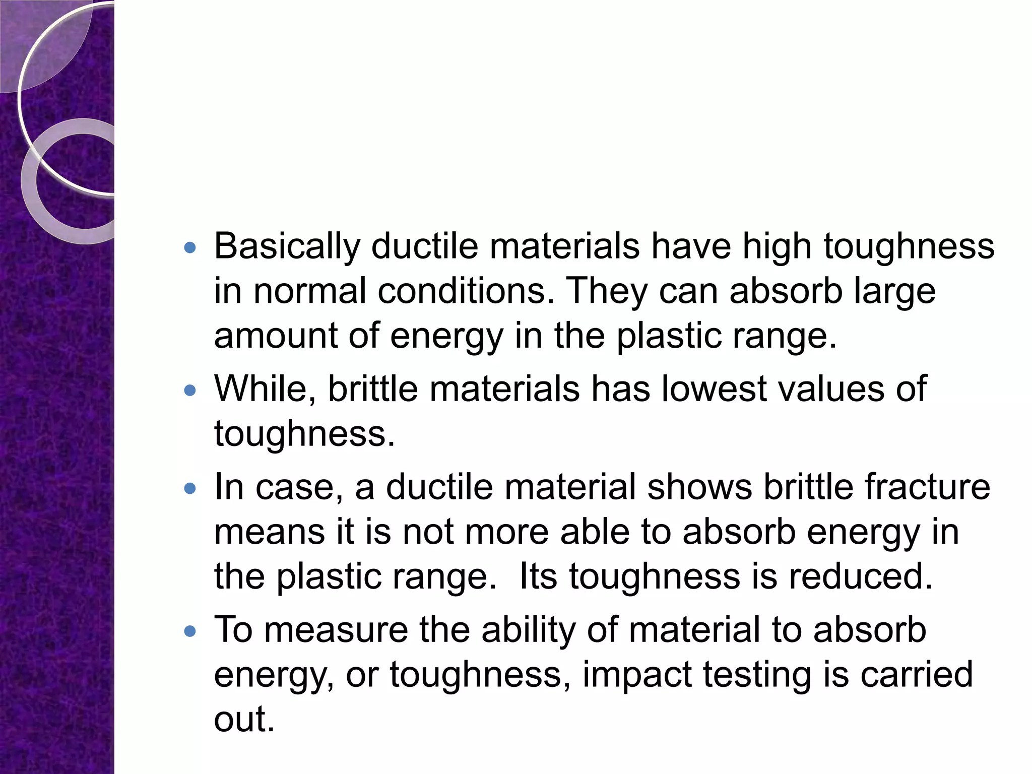 Ductile to brittle transition | PPTX