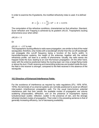 Ducting cause and impact on radio performance | PDF