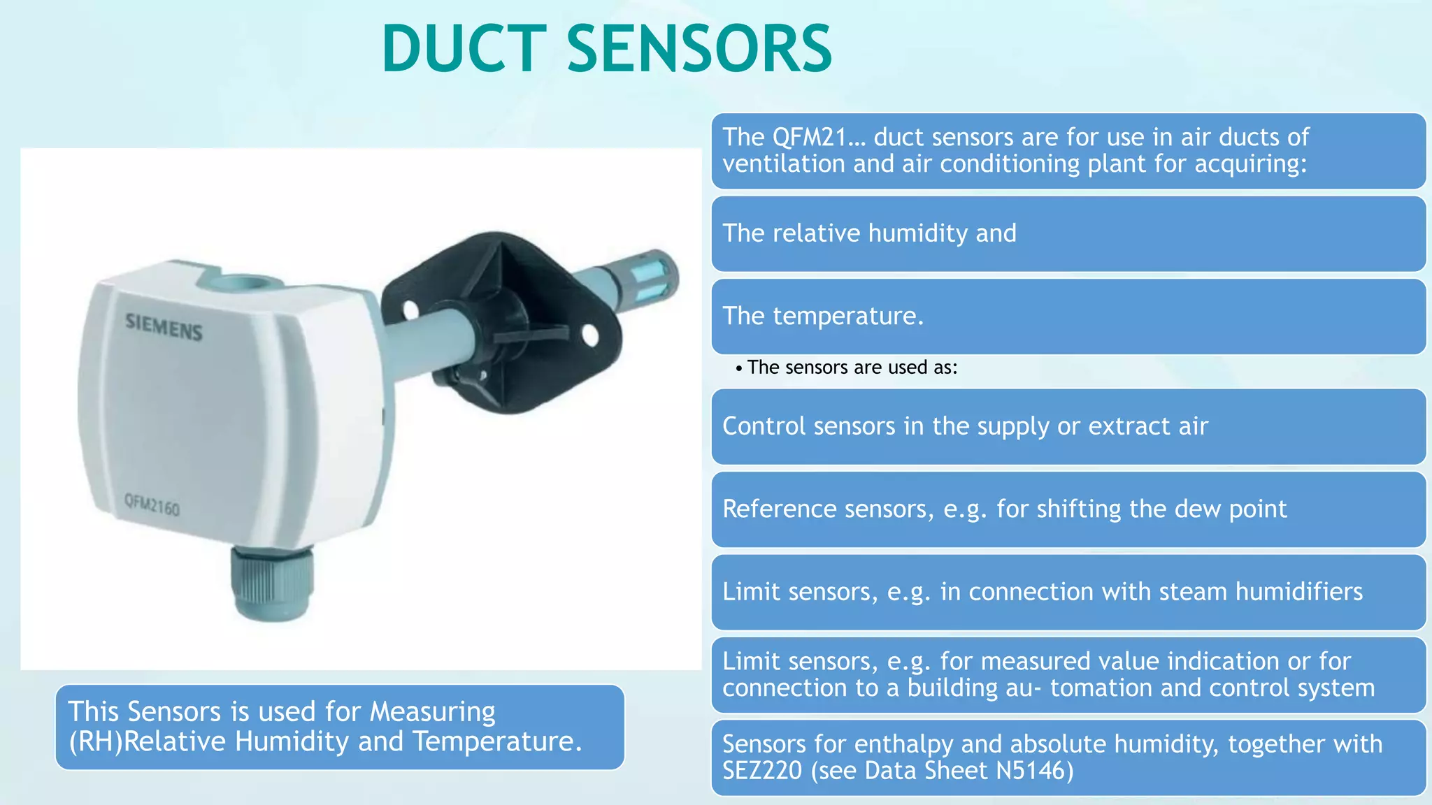 Siemens Duct sensor | PPTX