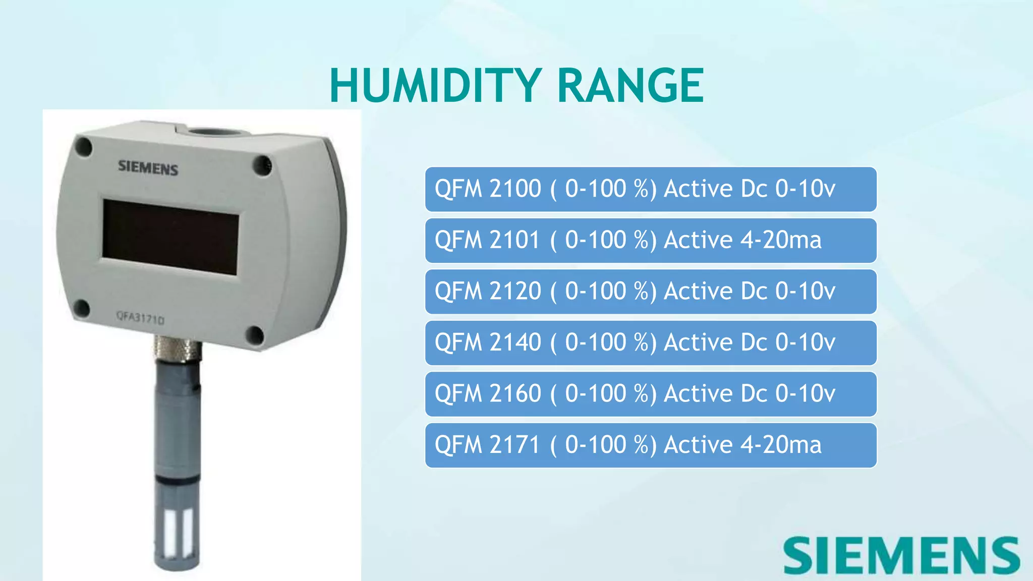 Siemens Duct sensor | PPTX