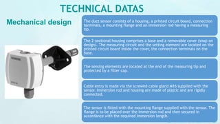Siemens Duct sensor | PPTX | Physics | Science