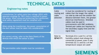 Siemens Duct sensor | PPTX