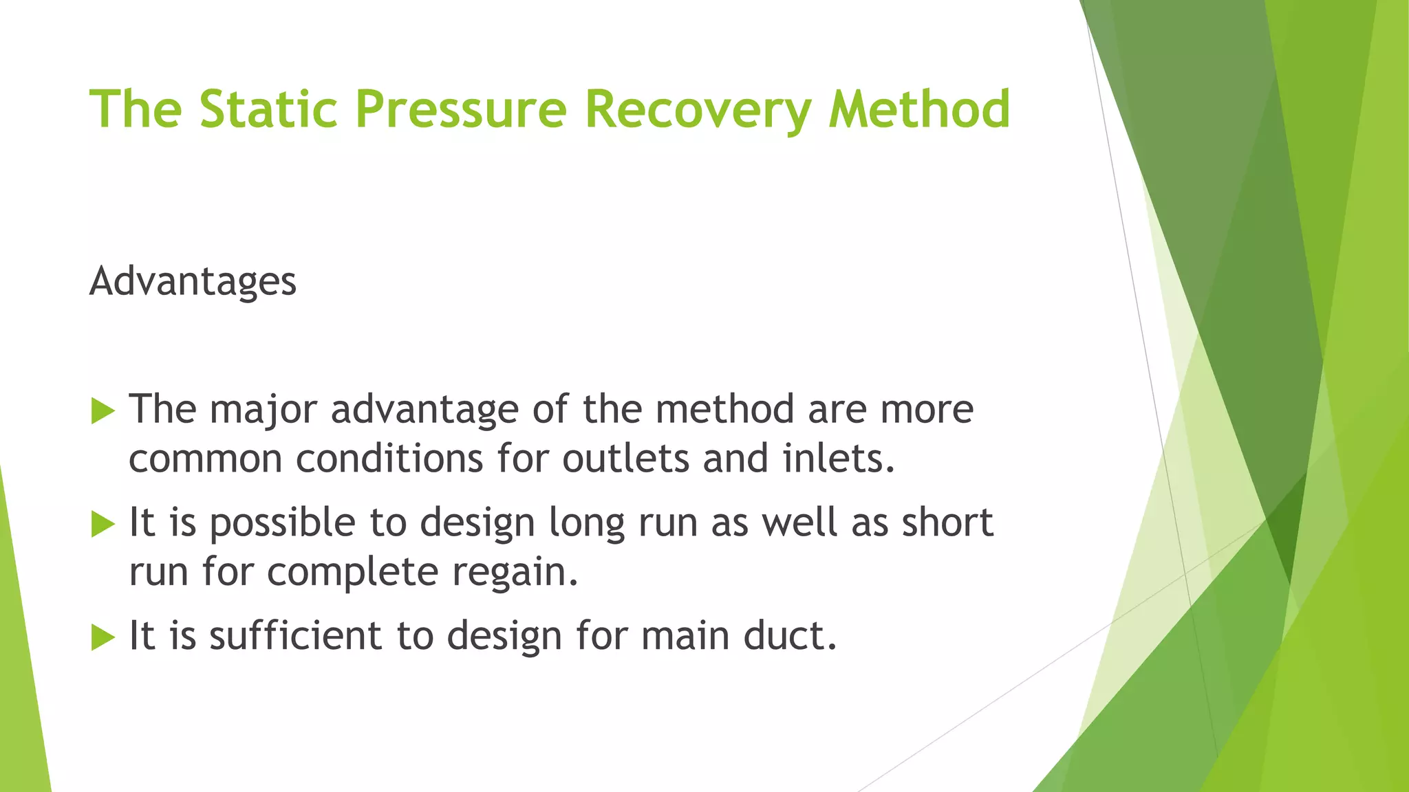 Duct sizing methods and filter types | PPTX