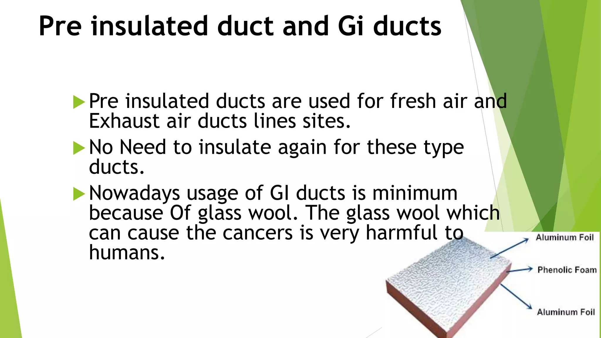 Duct sizing methods and filter types | PPTX