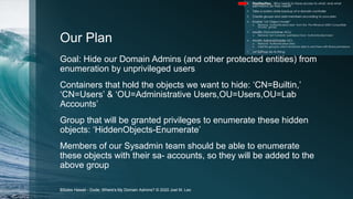 BSides Hawaii 2020: Dude, Wheres My Domain Admins | PPT