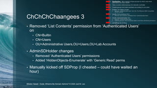 BSides Hawaii 2020: Dude, Wheres My Domain Admins | PPT