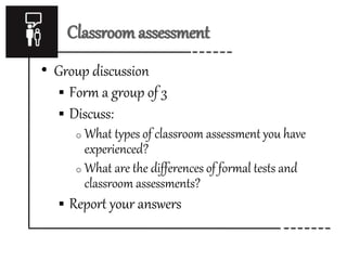 Assessment in English for Specific Purposes | PPTX