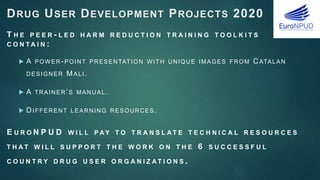 Drug User Development Project | PPT