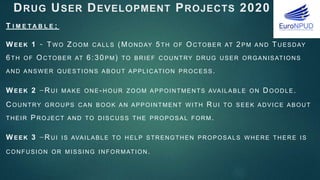 Drug User Development Project | PPT