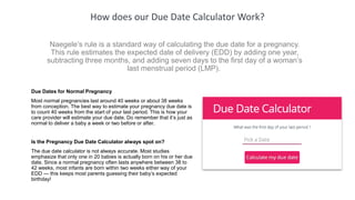Due Date Calculator | PPT