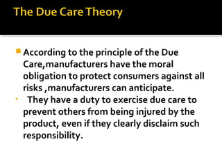 Due care theory ppt | PPT