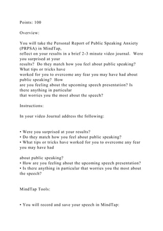 Due Date Sunday at 1159 pm of Unit 5 Points 100 .docx