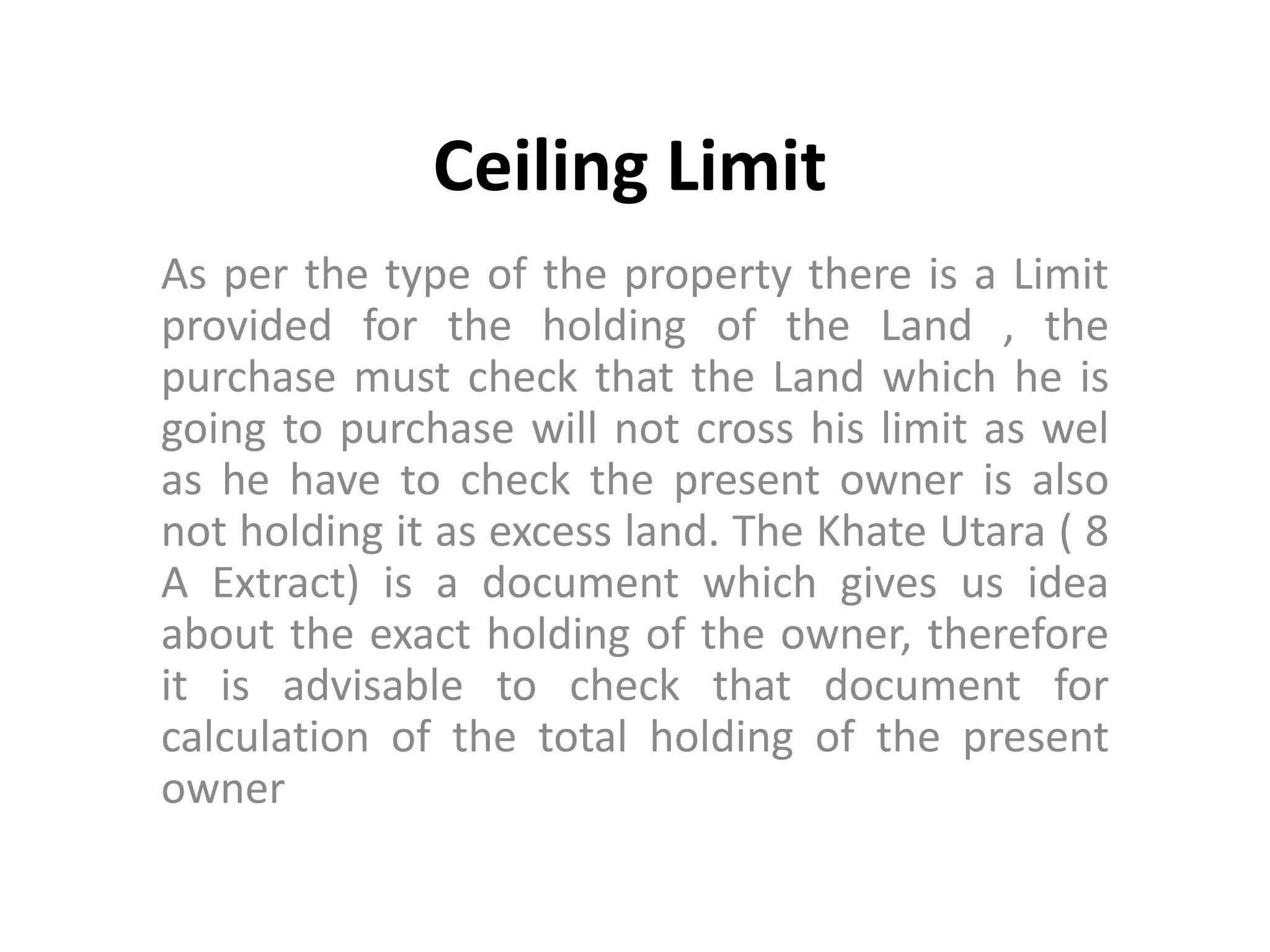 Due diligence of land in maharashtra | PPTX