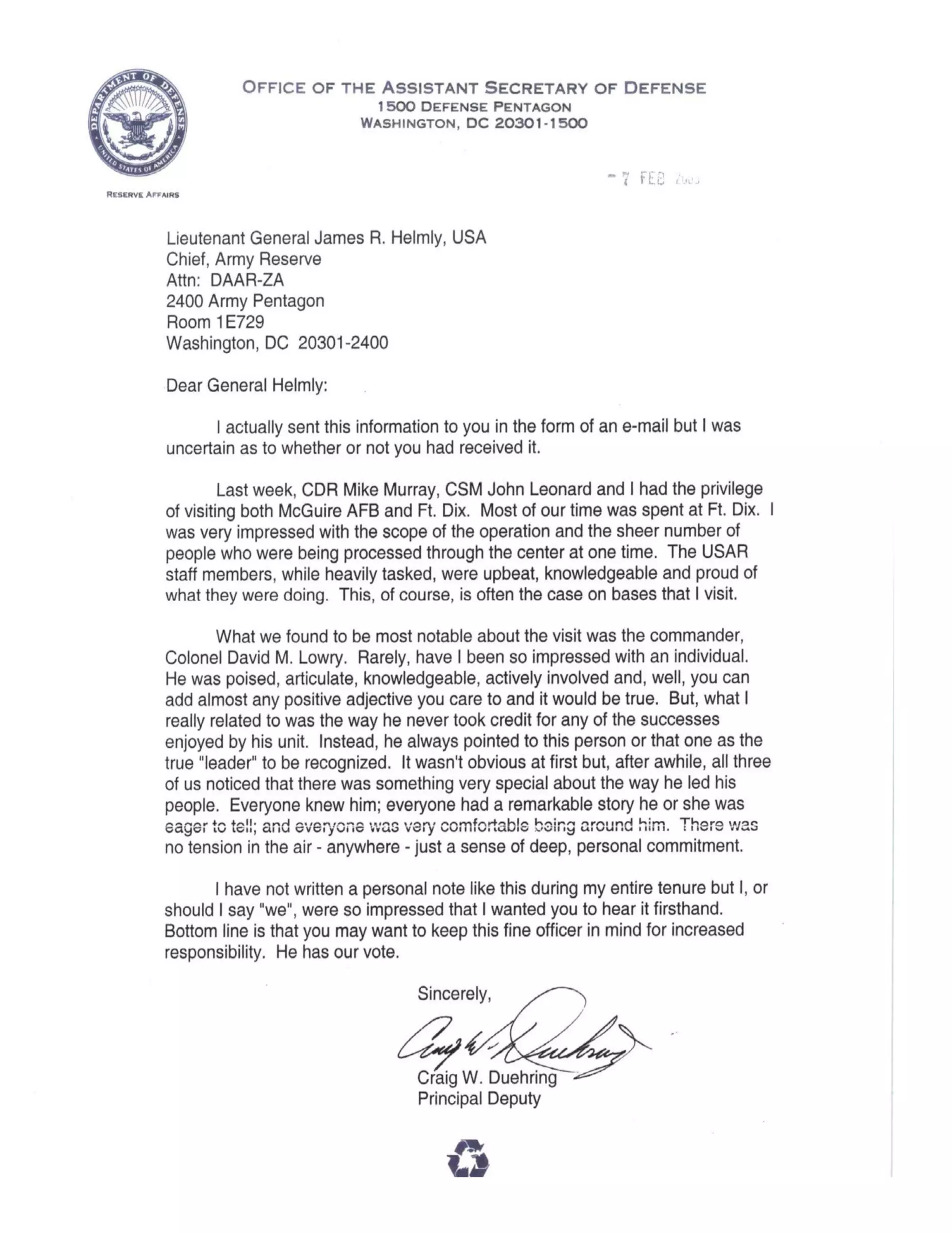 Letter of Recommendation (Duehring) | DOC