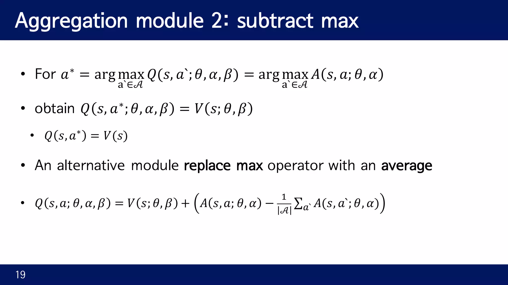 Dueling network architectures for deep reinforcement learning | PPT