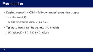 Dueling network architectures for deep reinforcement learning | PPT