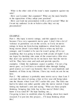 Due on 05072022Week 6 – Organizational Plan for Video Argum | PDF