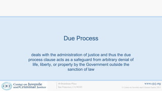 Due Process (CJ 471) | PPTX