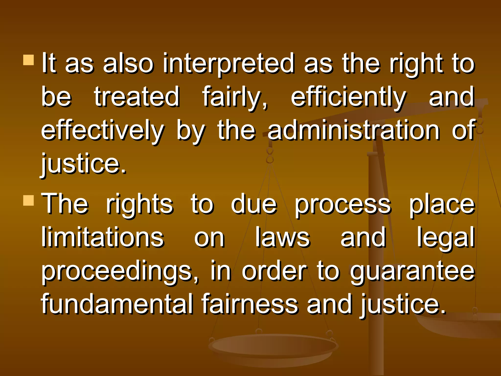 Due process of law | PPT