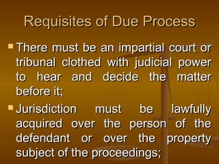 Due process of law | PPT