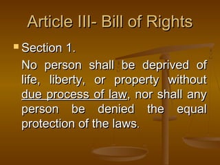 Due process of law | PPT