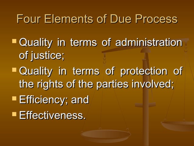Due process of law | PPT | Law