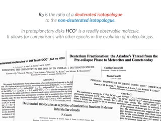 Deuteration in DM Tau | PPT