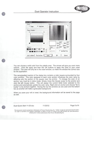 Duet Quick Start | PDF