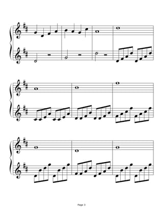 Pachelbel's Canon In D - Recorder Duet | PDF